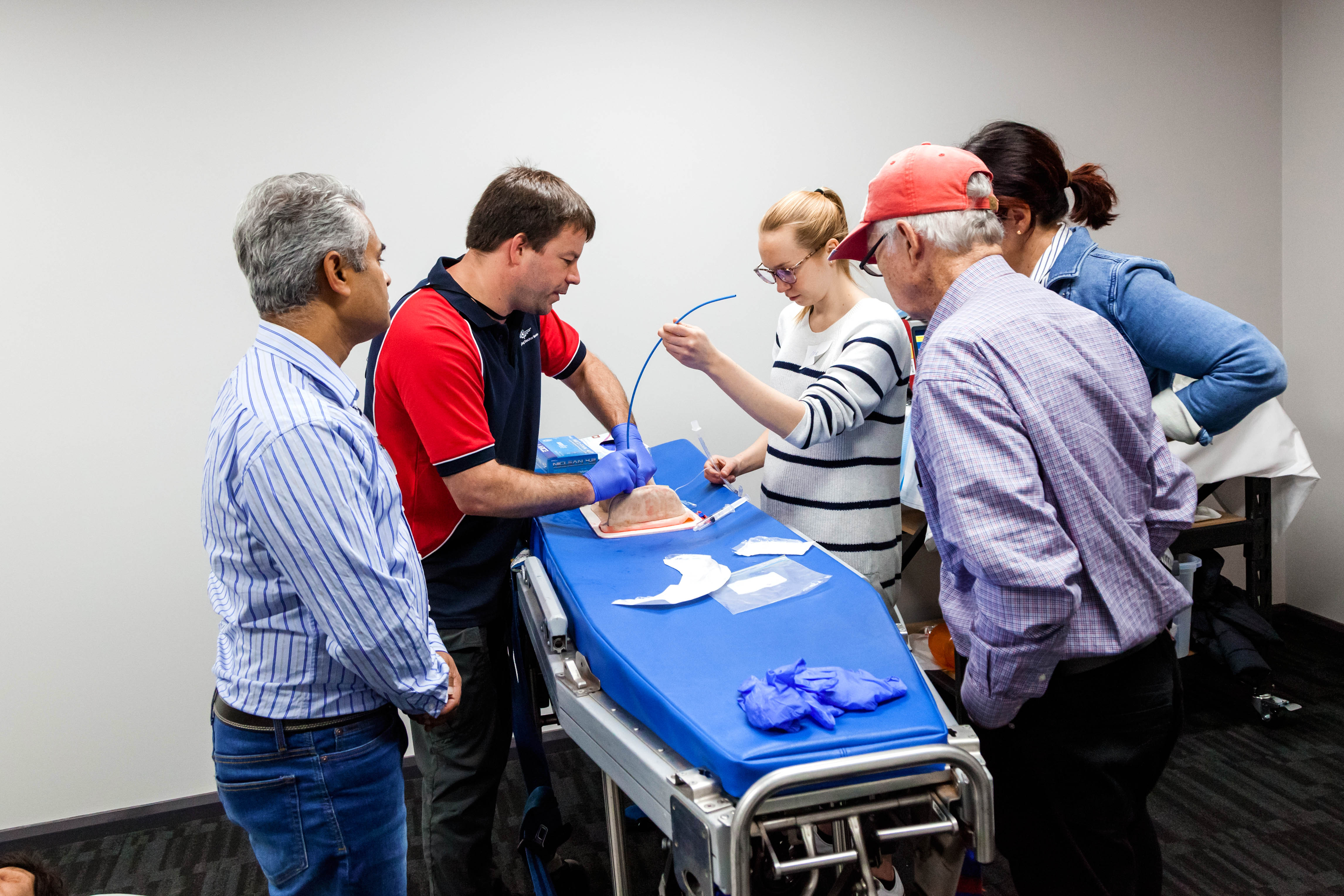 First training at the Visitor Experience